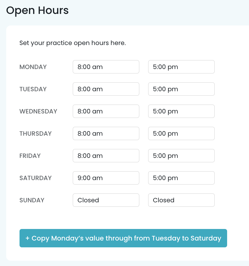 Completing Cubiko Settings